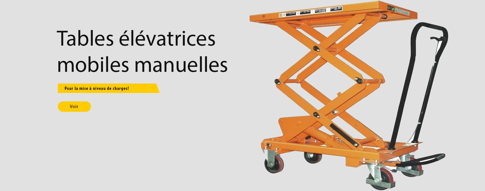 Vente en ligne de matériel de manutention pour les pros